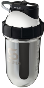 Protein shaker bottle 24.6 Fl Oz Double Wall Steel Mirrored Silver ...